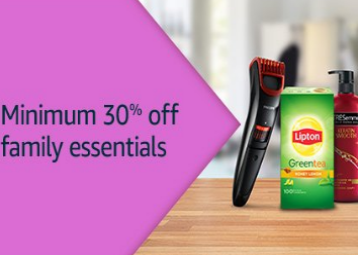 Get Minimum 30% Off On Family Essentials + FREE SHIPPING