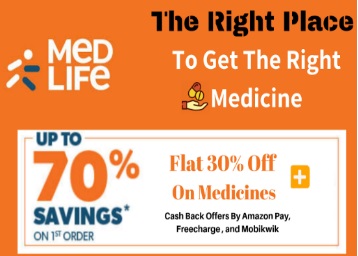 Medlife Wallet Offers - Flat 30% Off + Cashback via Amazon Pay ...