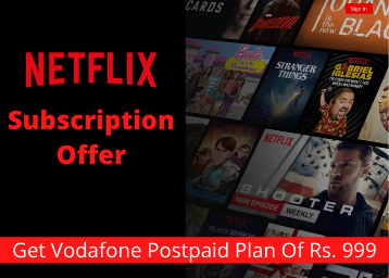 Netflix Free Subscription: Vodafone Postpaid Plan Offer