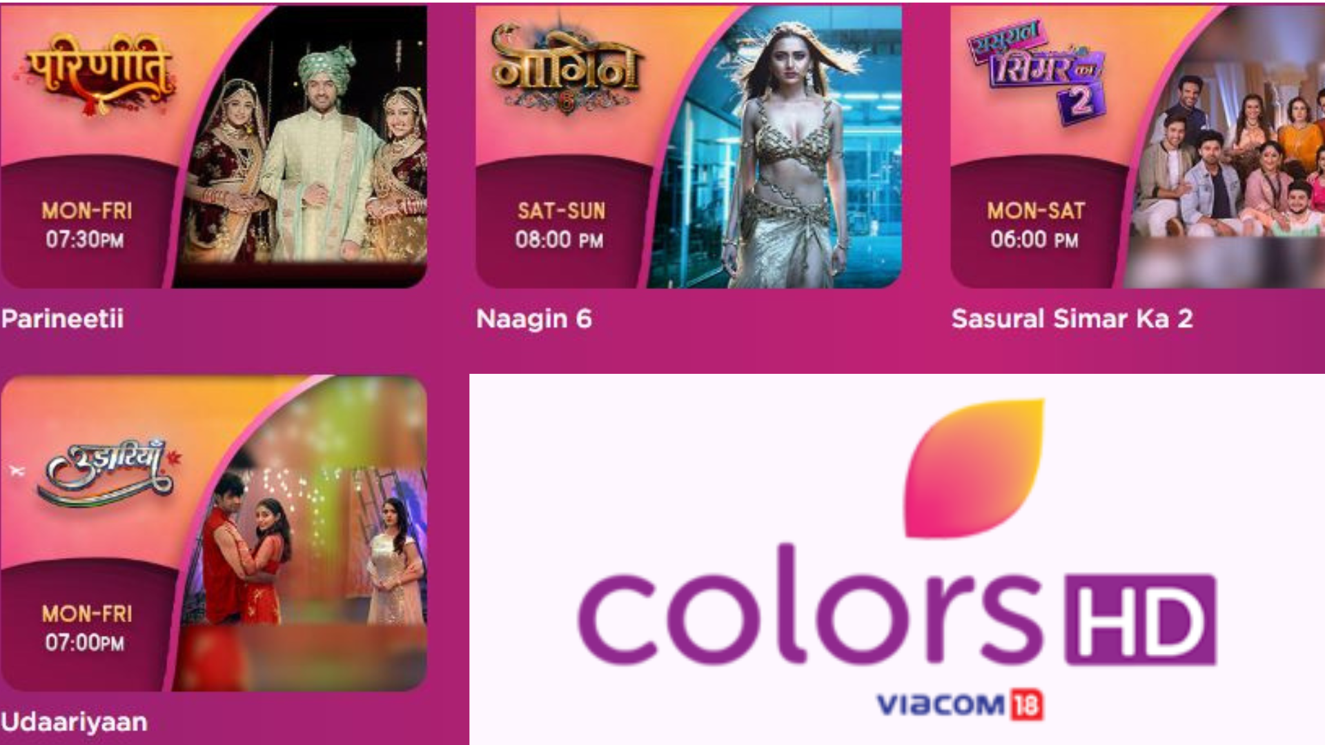Colors TV Serial List Today Timing Schedule 2024 