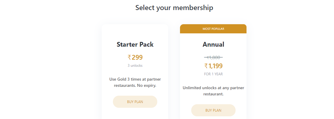 Zomato Gold Membership India: Prices, Benefits and Exclusive Promo Codes