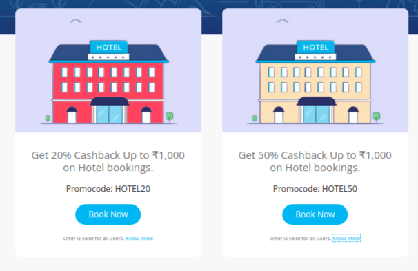 Paytm Hotel Booking Offer - 50% Cashback on Hotel Booking