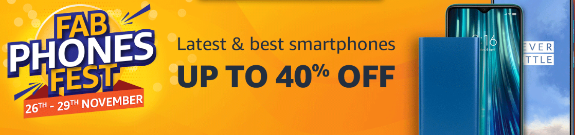 Amazon Fab Phone Fest Offers -OnePlus 7 Pro, iPhone XR and many more