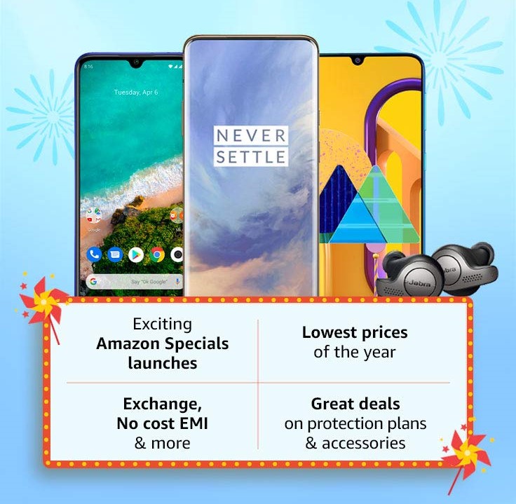 Amazon Great Indian Sale on Mobiles - Get Upto 40% OFF + Exra 10% OFF
