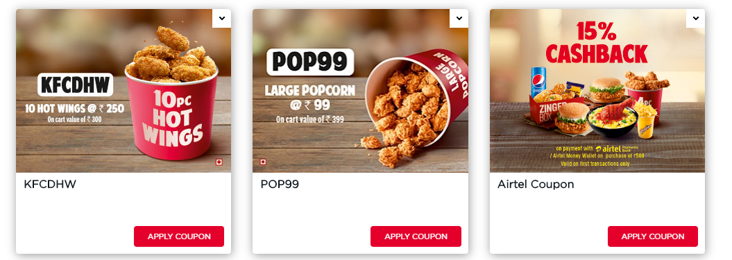 KFC Wednesday Offer - 10 pcs for Rs.500